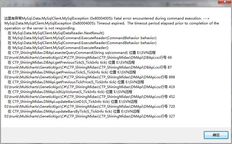 Mysqldatamysqlclientmysqlexception 0x80004005 Error Connecting Timeout Ex Csdn社区