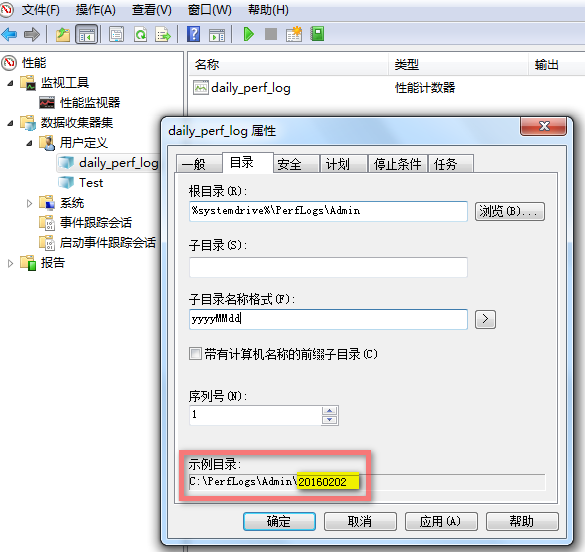 Cmd命令用logman 创建监控计数器,输出文件到目录下在设置时,如何创建子目录,格式为yyyymmdd Csdn社区
