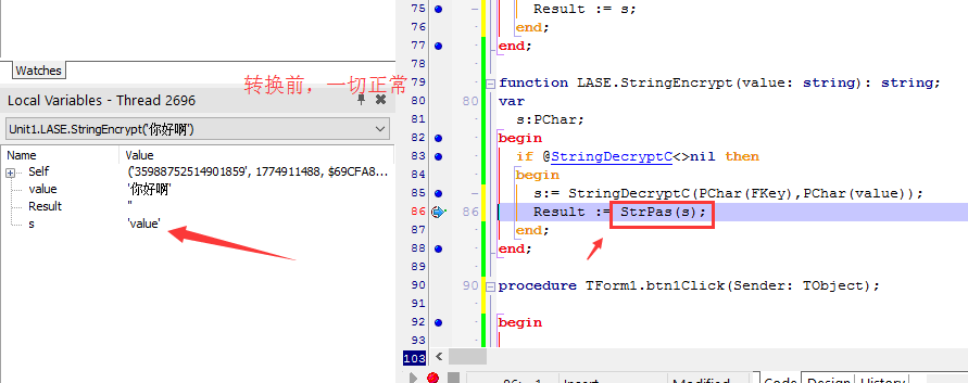 Delphi Pchar 转 String 乱码问题急 Csdn社区