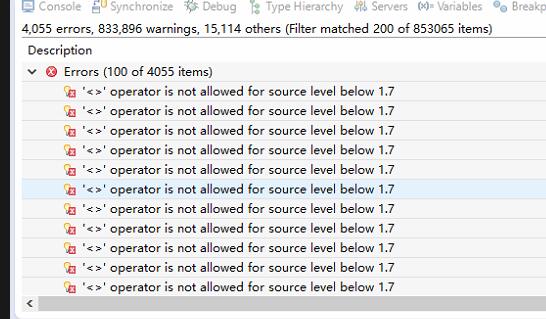 Operator Is Not Allowed For Source Level Below 17 Csdn社区