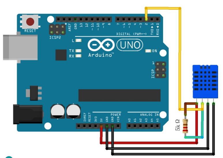 创客集结号实验:arduino之dht11模块实现温湿度的测量 Csdn社区
