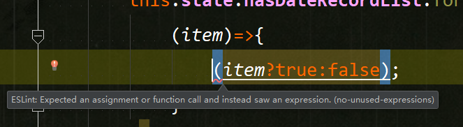 Eslint报错( Expected An Assignment Or Function Call And Instead Saw An Expression) Csdn社区