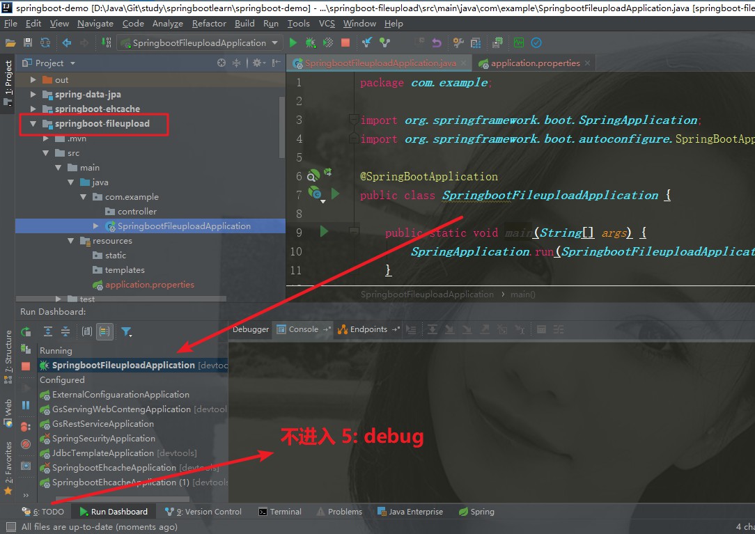 Idea中springboot启动没有debug或者run面板 Csdn社区 6465