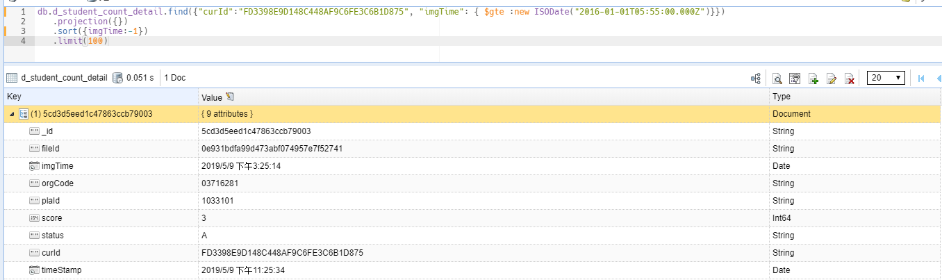 Mongotemplate查询无结果，在mongodb中手动查询却成功 Csdn社区 6038