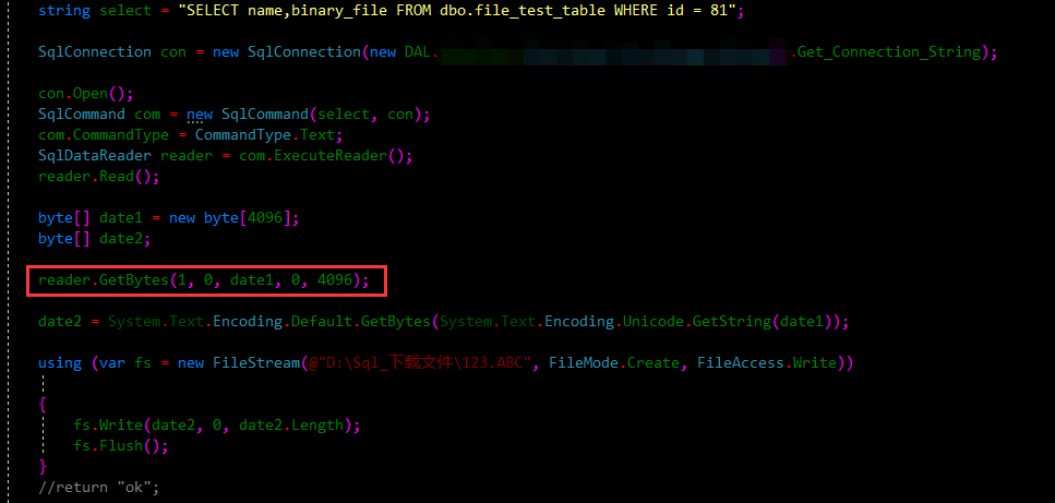 使用 C 分段读写 Sql Server 中 Varbinary 字段中的数据 Csdn社区 4467