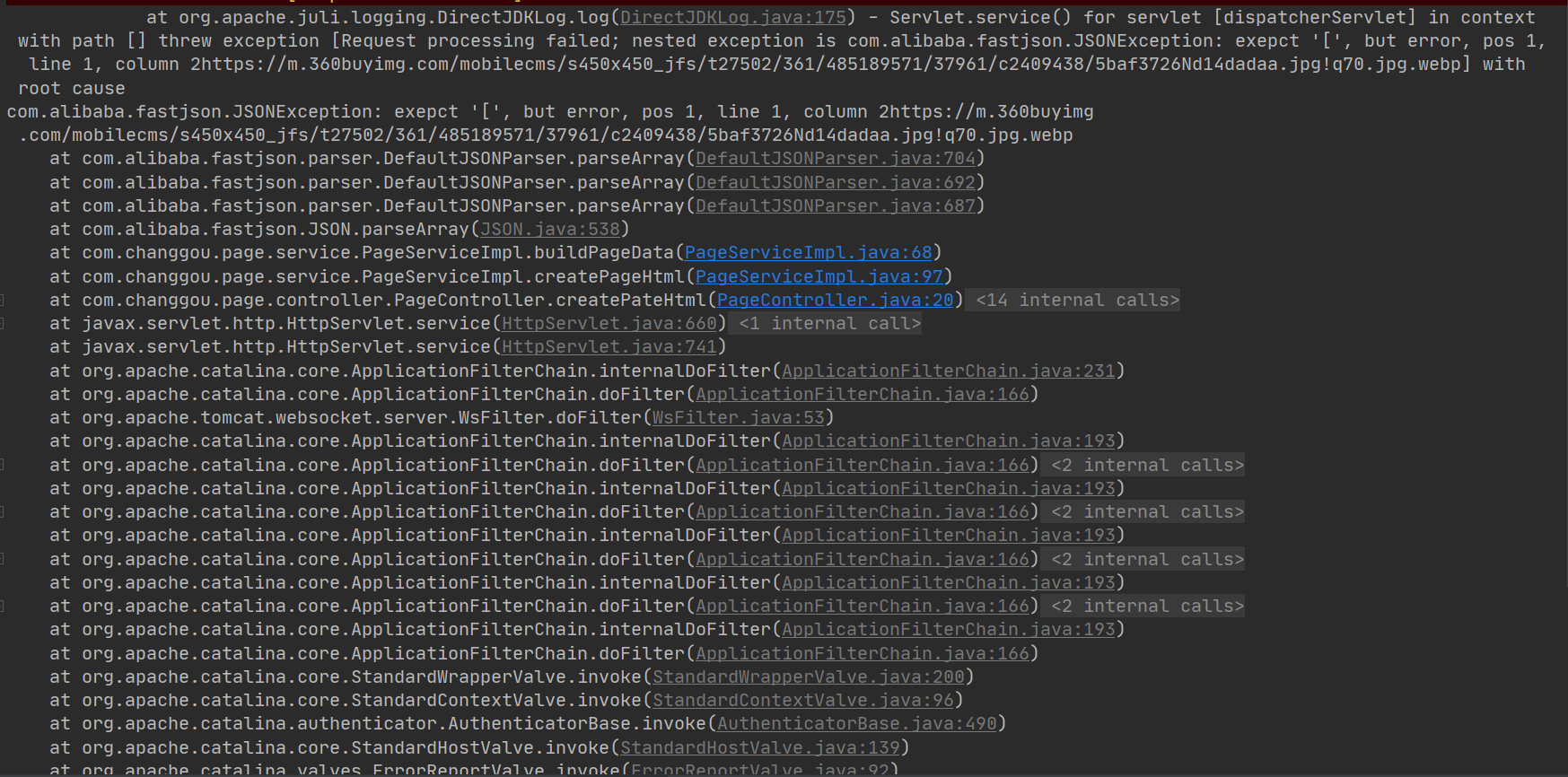Nested Exception Is Comalibabafastjsonjsonexception Exepct Bu Threw Csdn社区