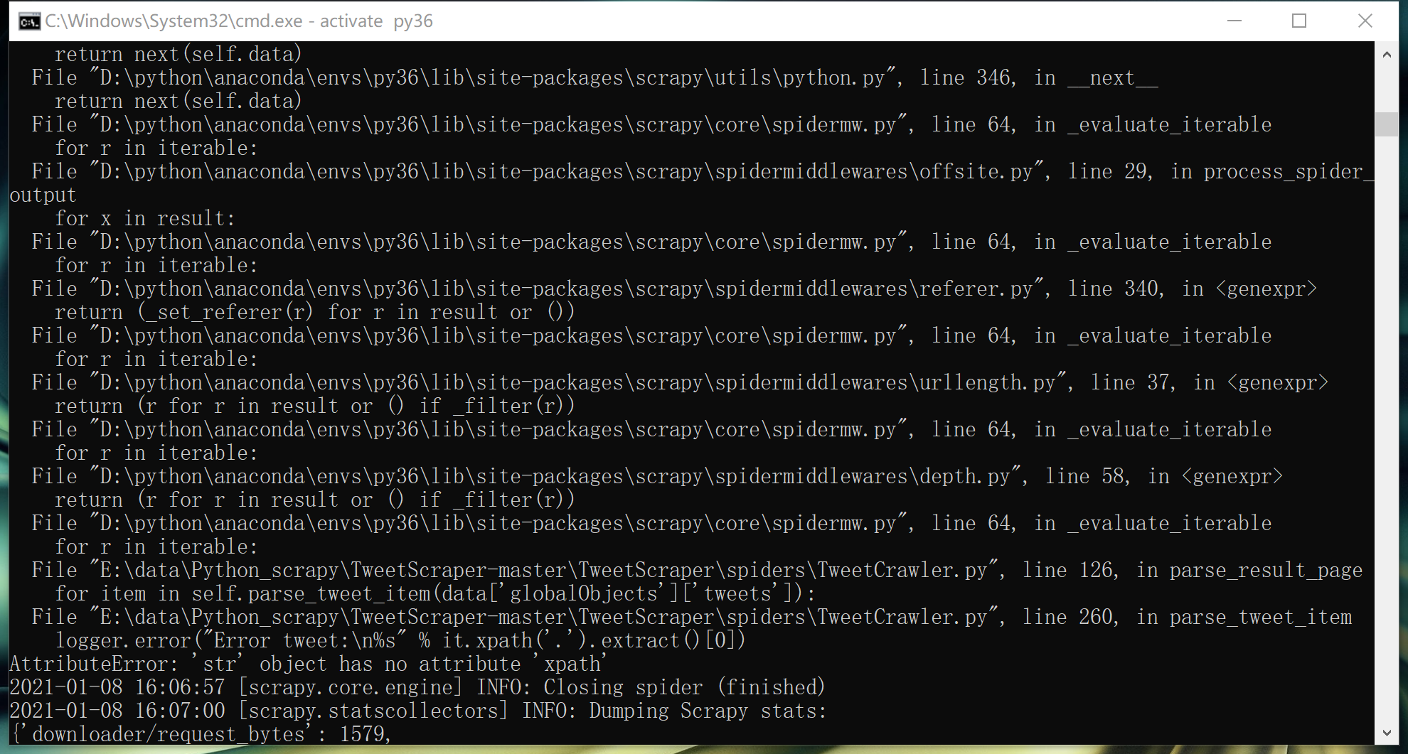 爬取数据进行表情符号清洗出现attributeerror Str Object Has No Attribute Xpath问题 Csdn社区