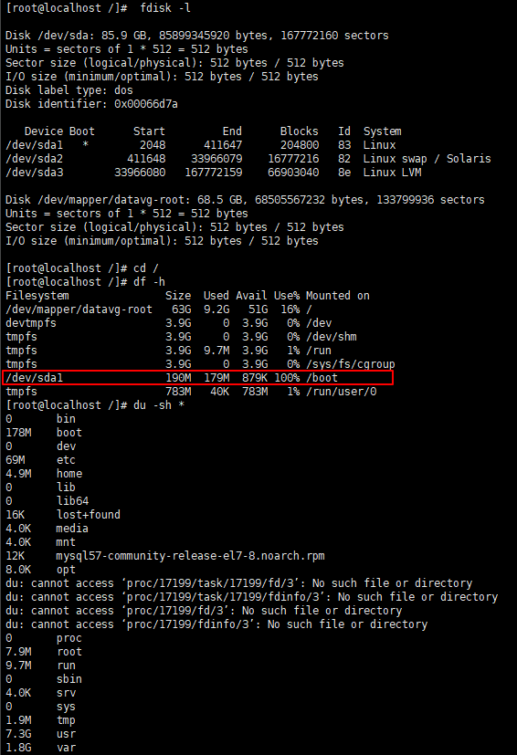 Linux中devsda1磁盘满了这个到底如何删除呢 Csdn社区